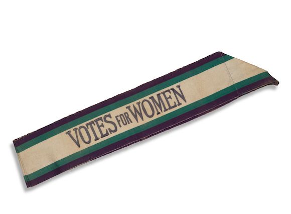 Bonhams : SUFFRAGE - 'VOTES FOR WOMEN' SASH Original 'Votes for Women ...