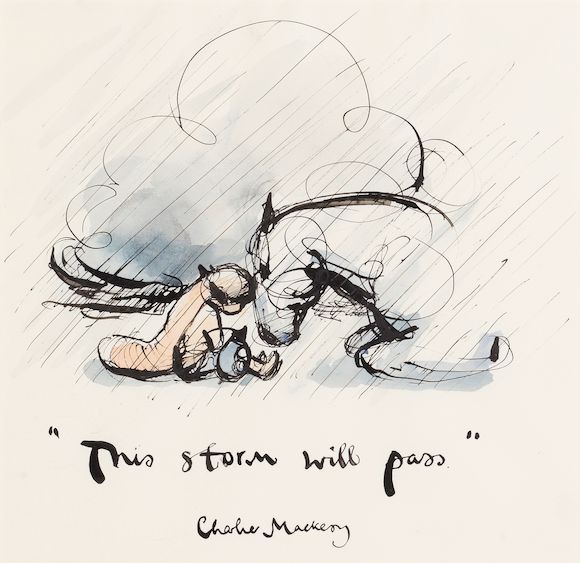 Bonhams : Charlie Mackesy (British, born 1962) This storm will pass