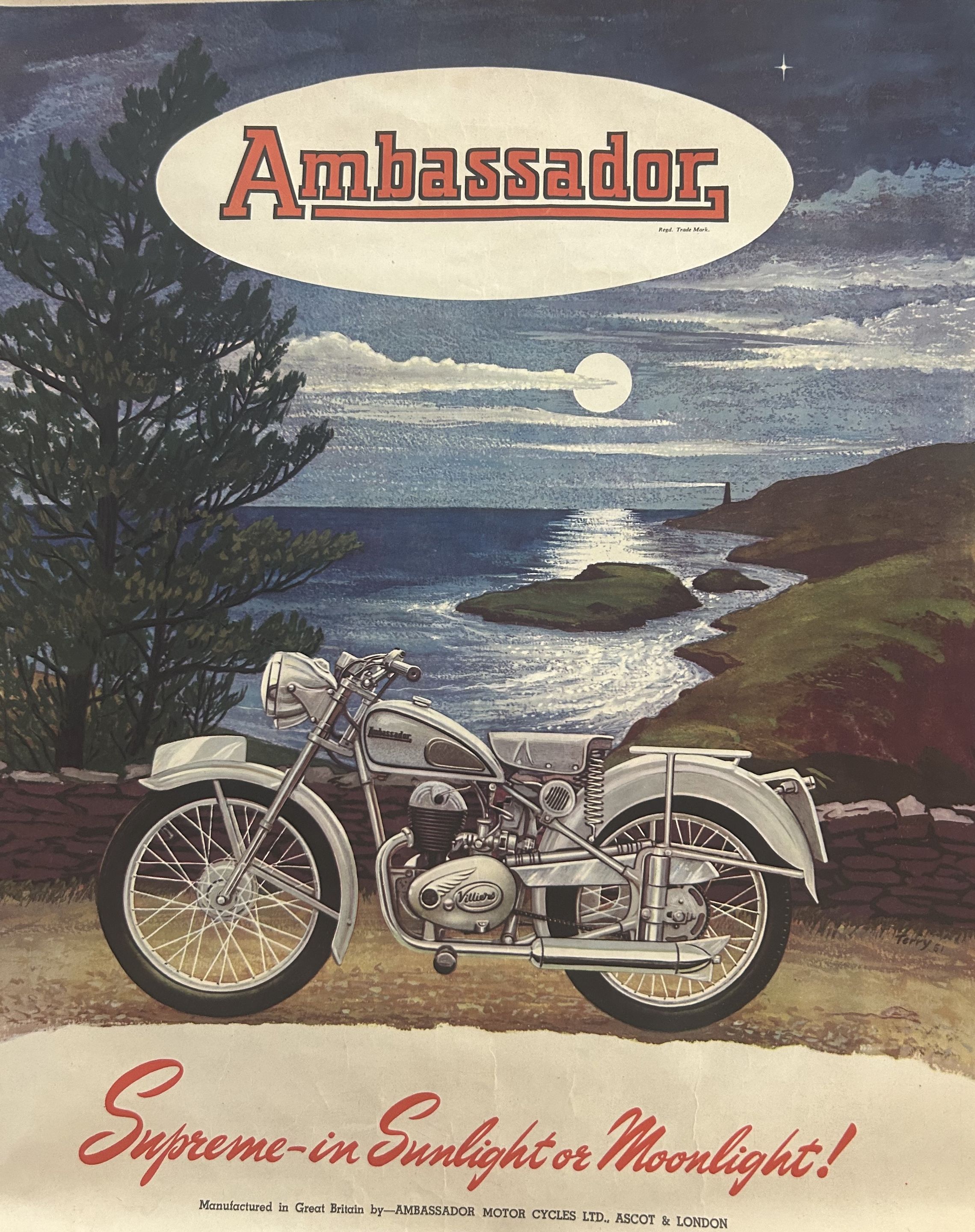 Bonhams Cars : Two original Ambassador showroom poster, circa 1950s ((2))