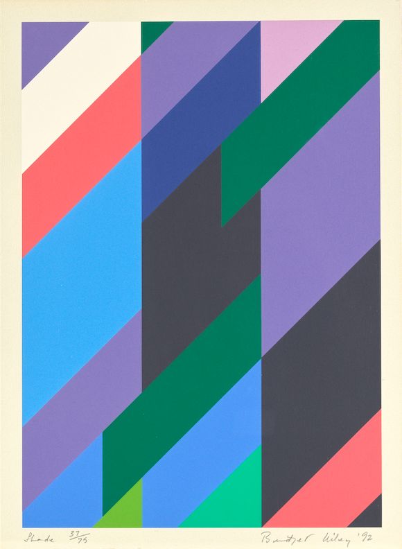 Bonhams : Bridget Riley (British, born 1931) Shade Screenprint in ...
