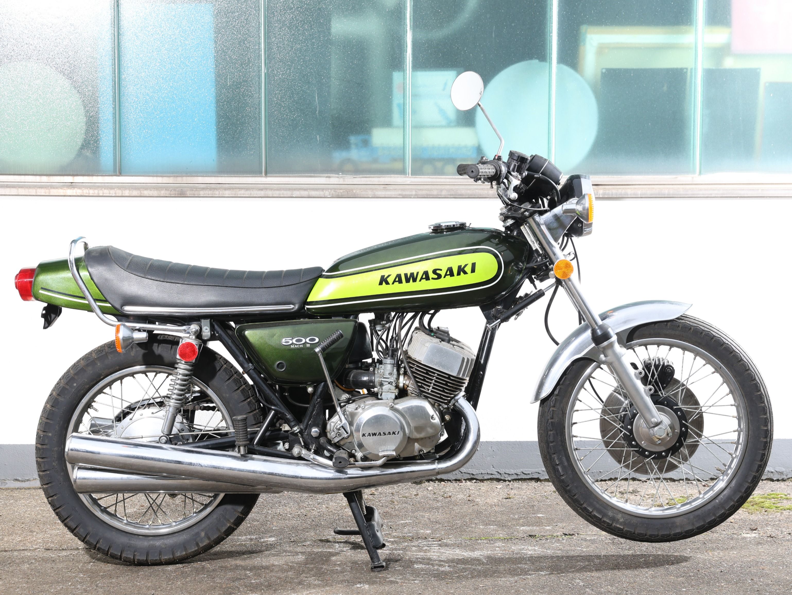 Bonhams Cars : c.1969 Kawasaki 500cc H1 Mach III Frame no. H1F-06560 Engine no. KAE 76611