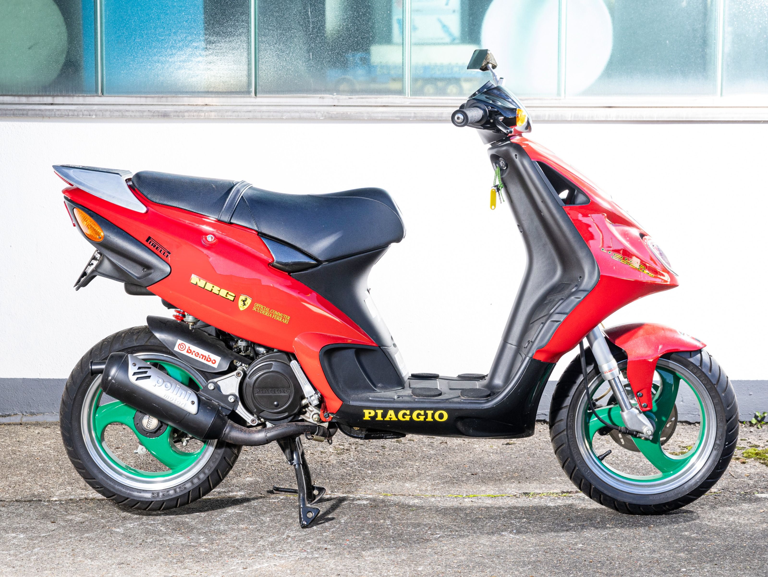 Bonhams Cars : 1997 Piaggio 49cc NRG50 'Scuderia Ferrari' Frame no ...