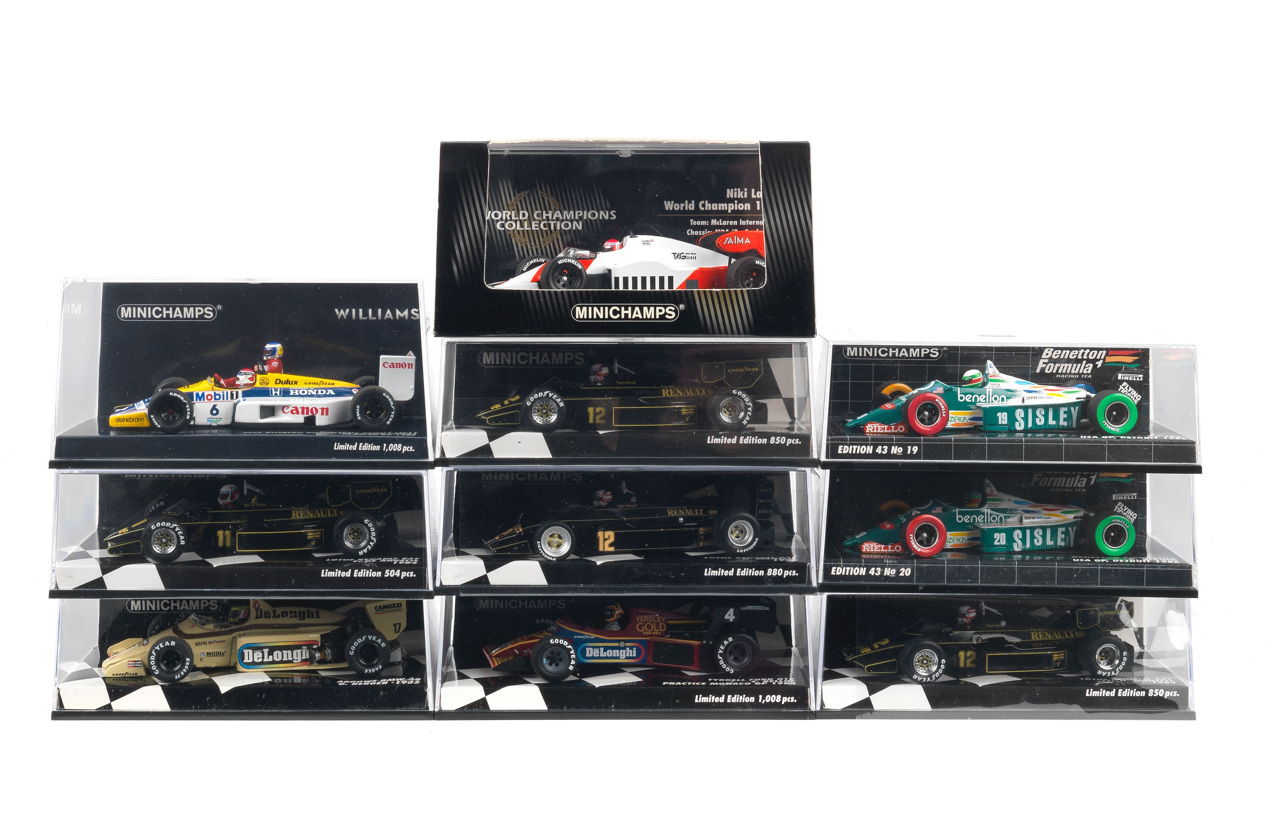 Bonhams Cars : A quantity of 1:43 scale 1983-1986 season Formula 1 ...