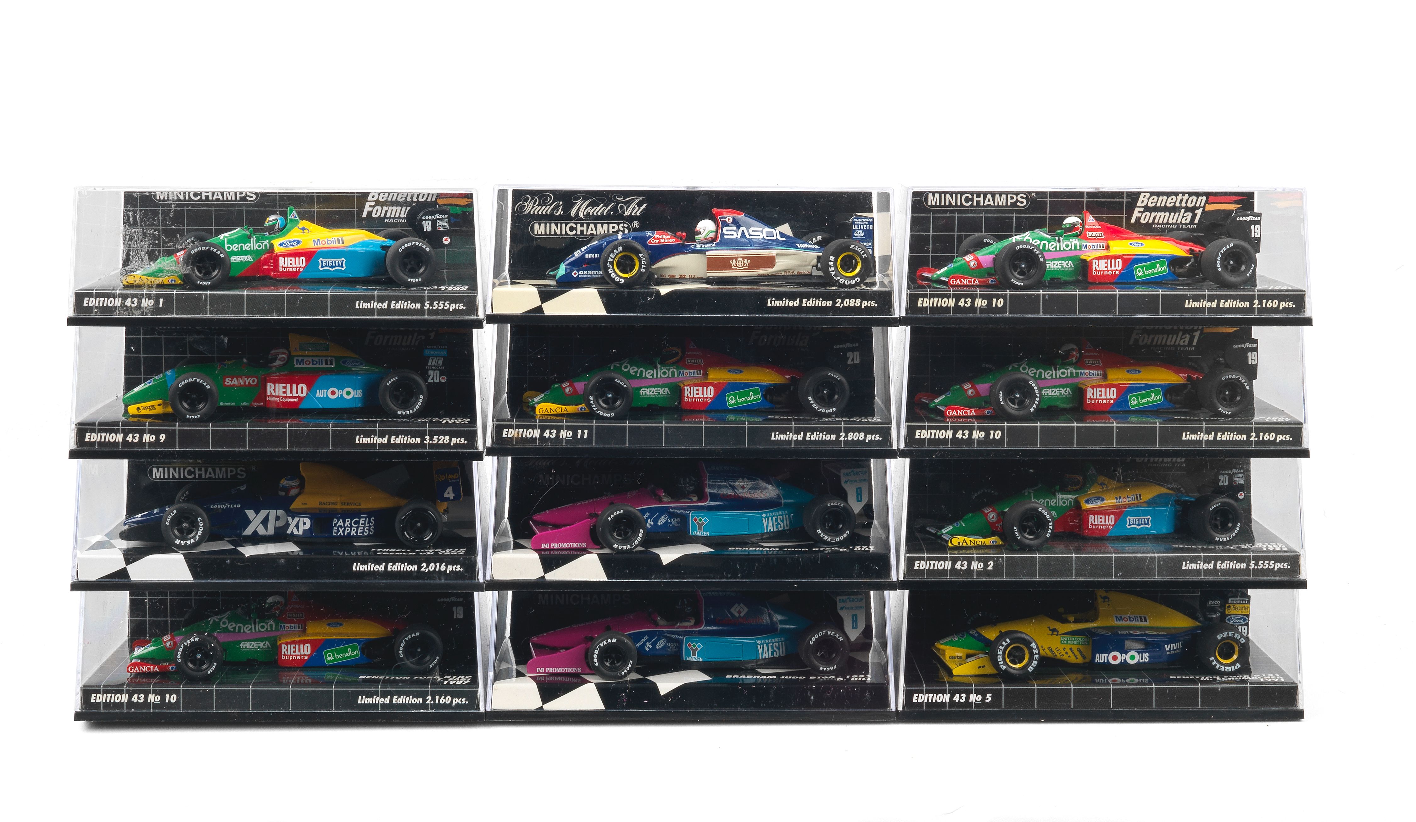 Bonhams Cars : A quantity of 1:43 scale 1987-1992 season Formula 1 ...