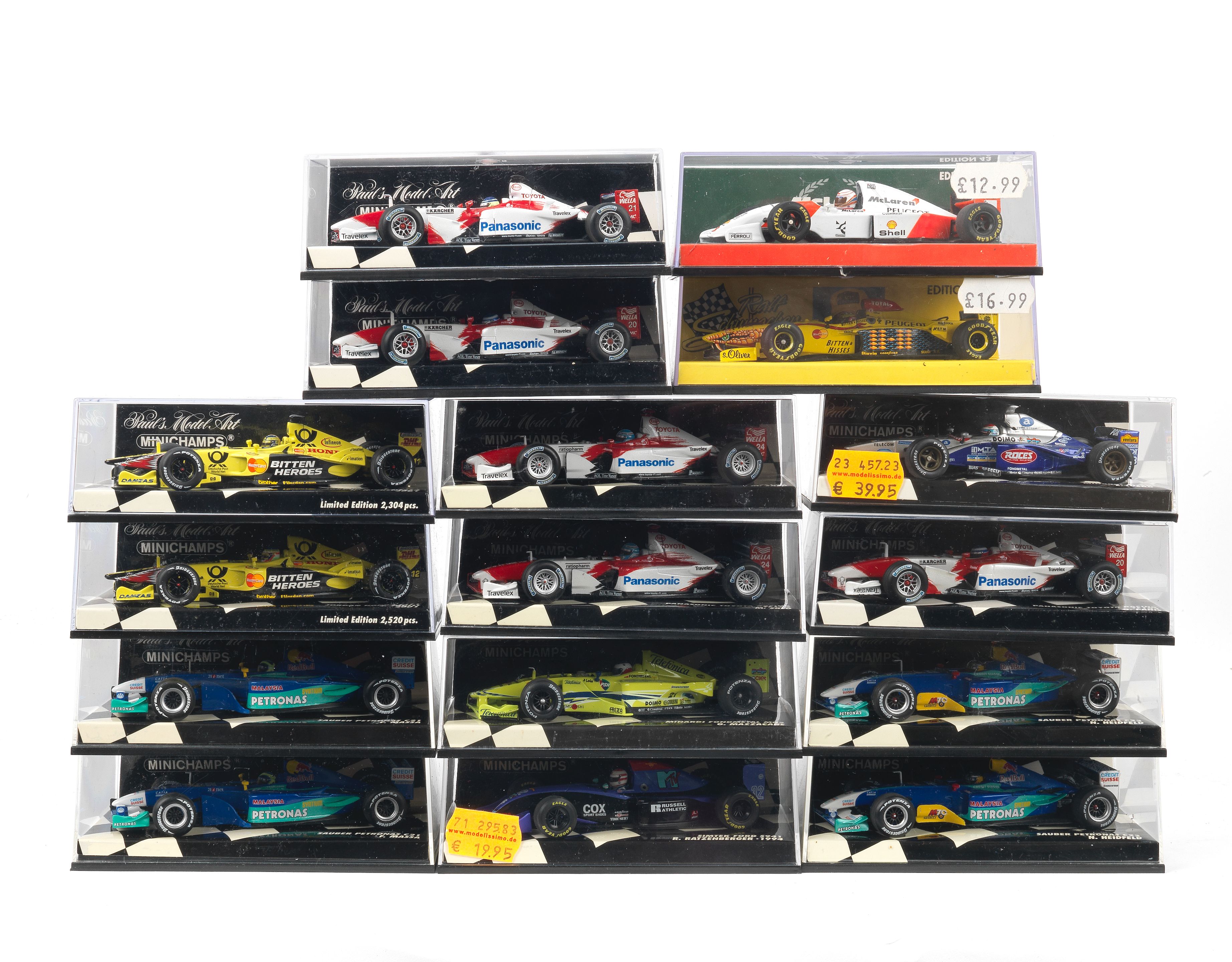 Bonhams Cars : A quantity of 1:43 scale 1994-2003 season Formula 1 ...