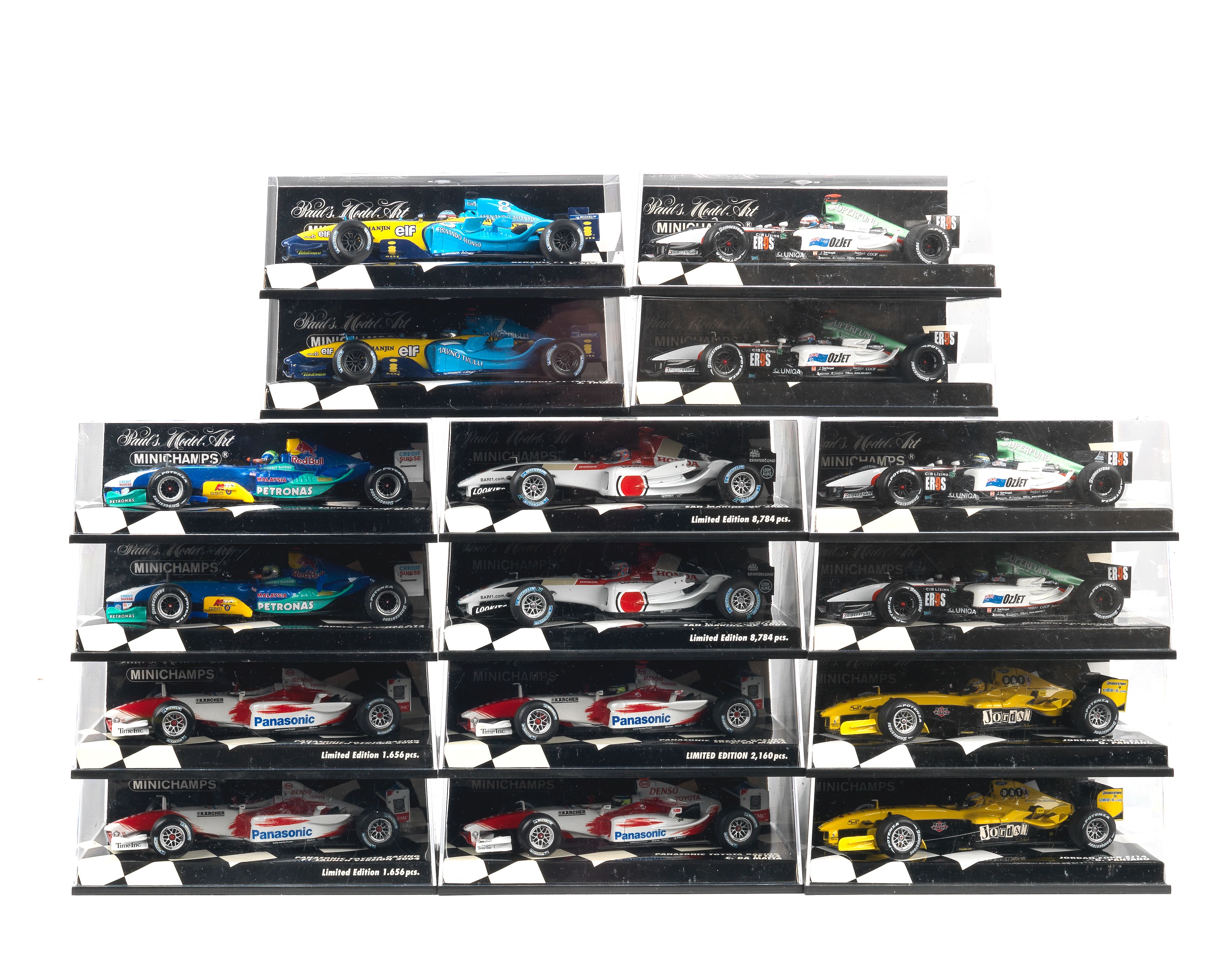 Bonhams Cars : A quantity of 1:43 scale 2004 season Formula 1 models ...