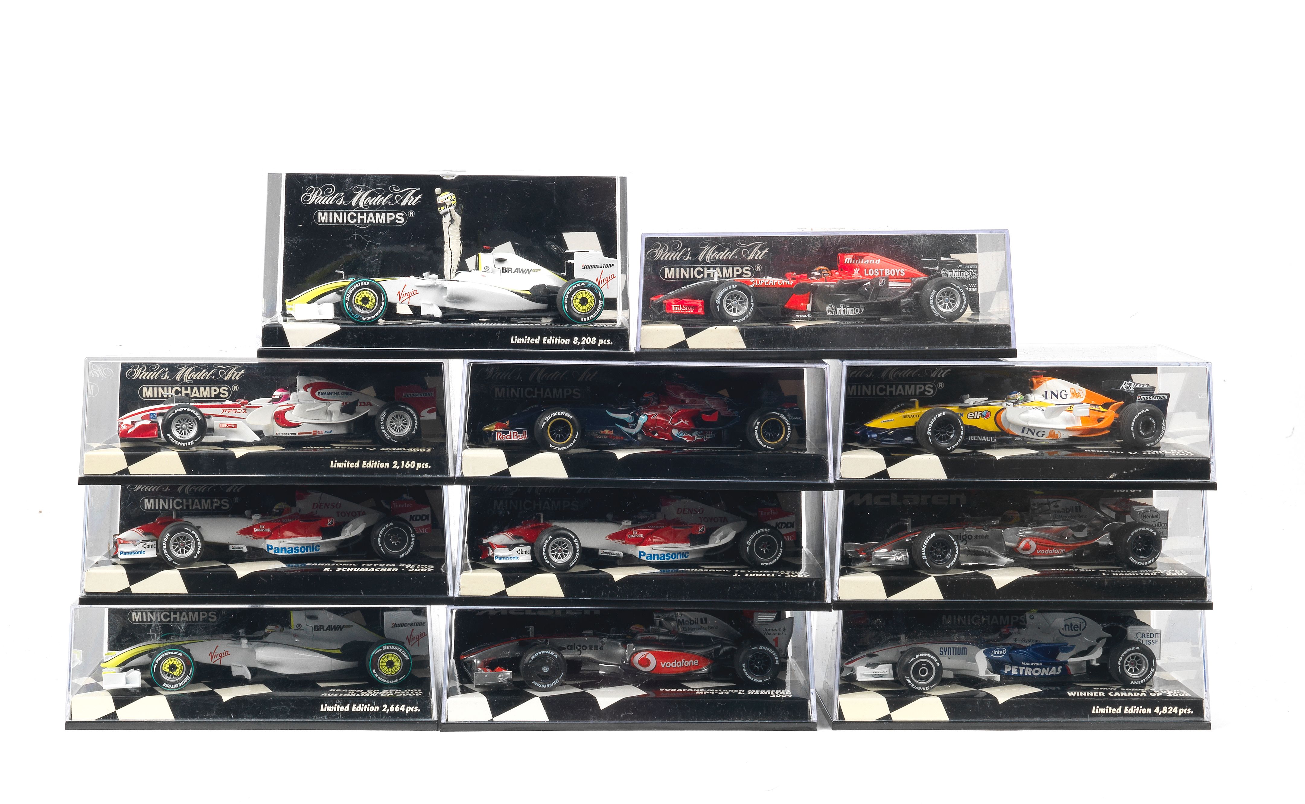 Bonhams Cars : A quantity of 1:43 scale 2006-2009 season Formula 1 ...