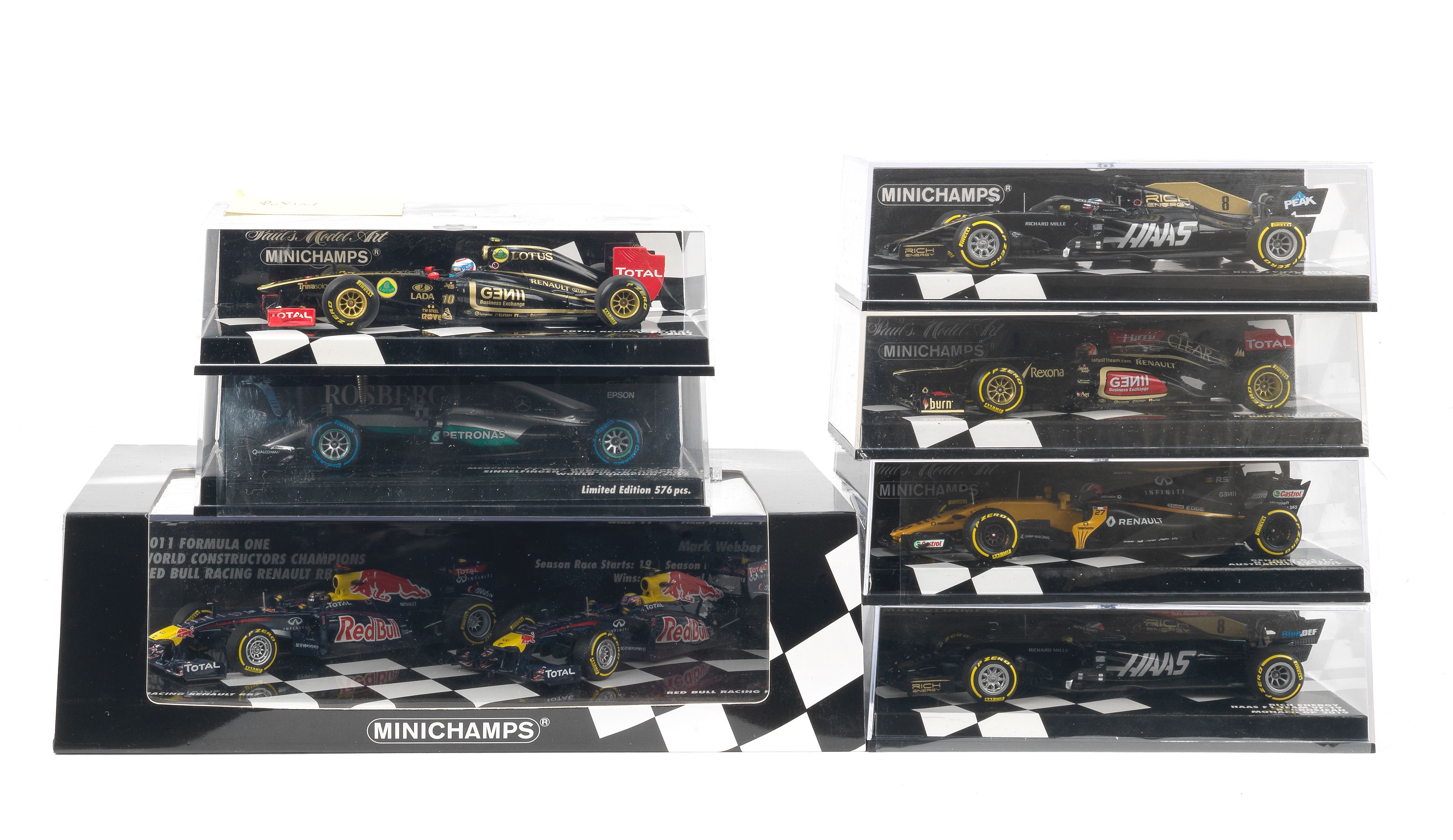 Bonhams Cars : A quantity of 1:43 scale 2011-2019 season Formula 1 ...