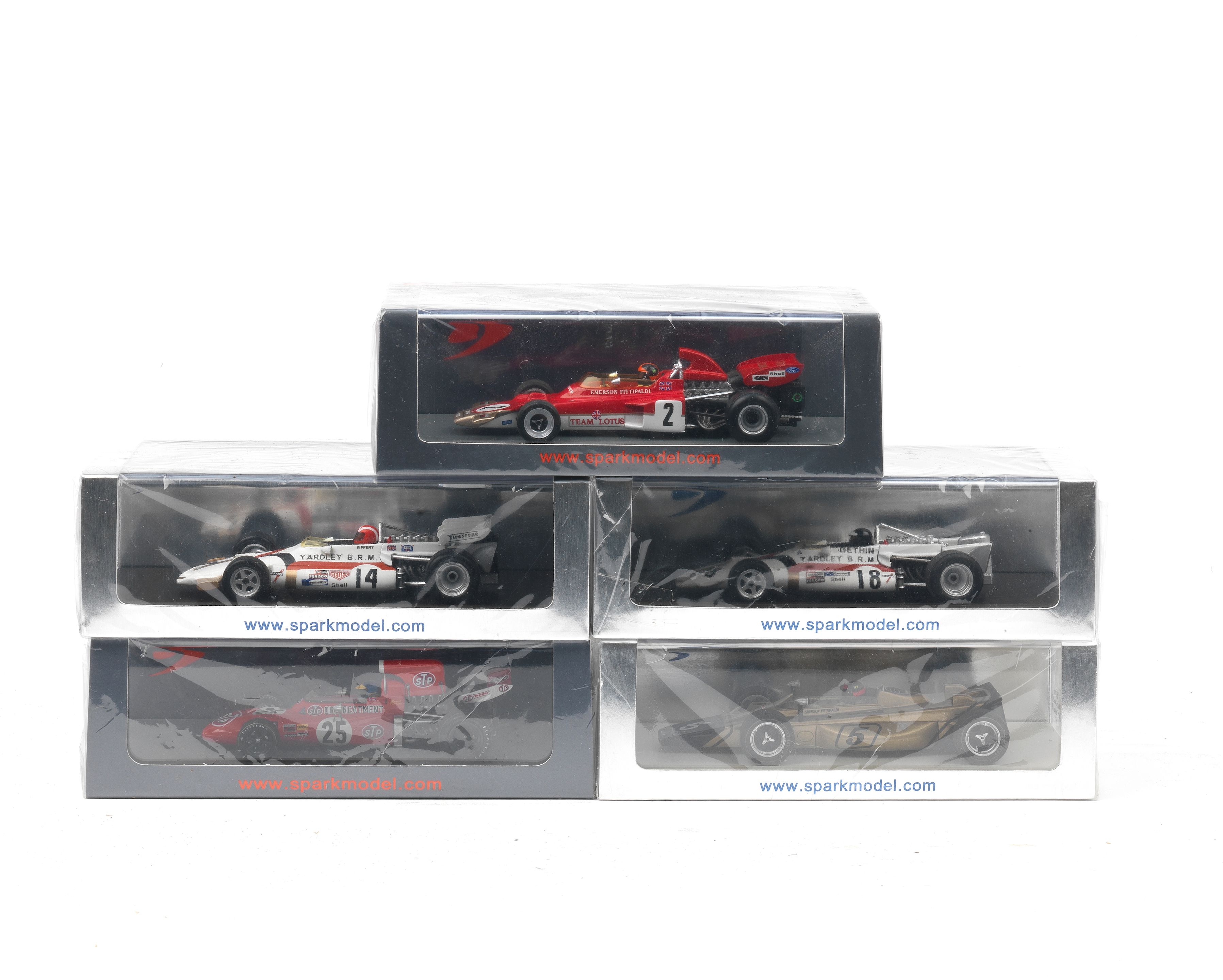 Bonhams Cars : Five boxed 1:43 scale models of 1971 Grand Prix cars, by ...