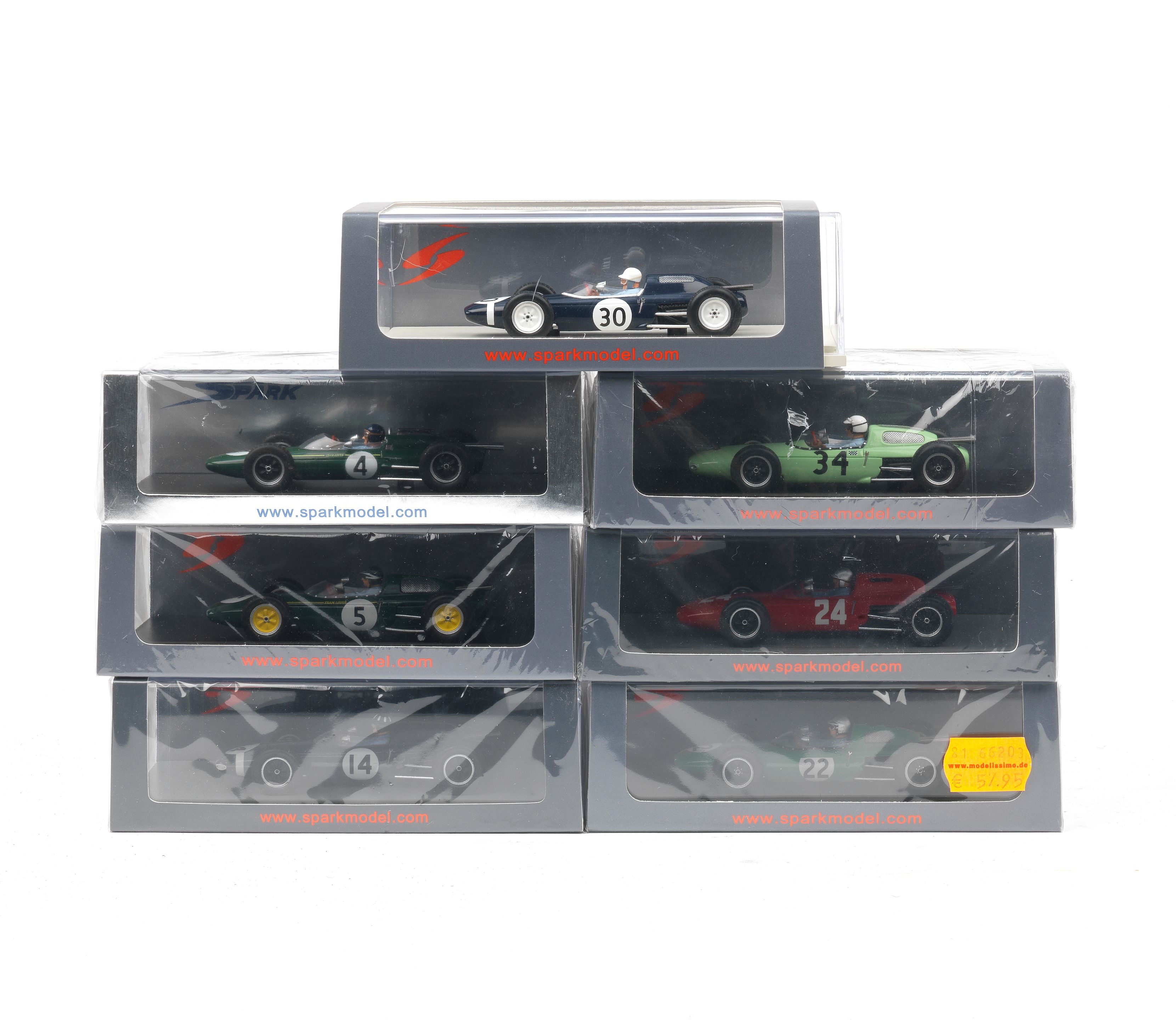 Bonhams Cars : Seven boxed 1:43 scale models of 1962 Grand Prix cars ...