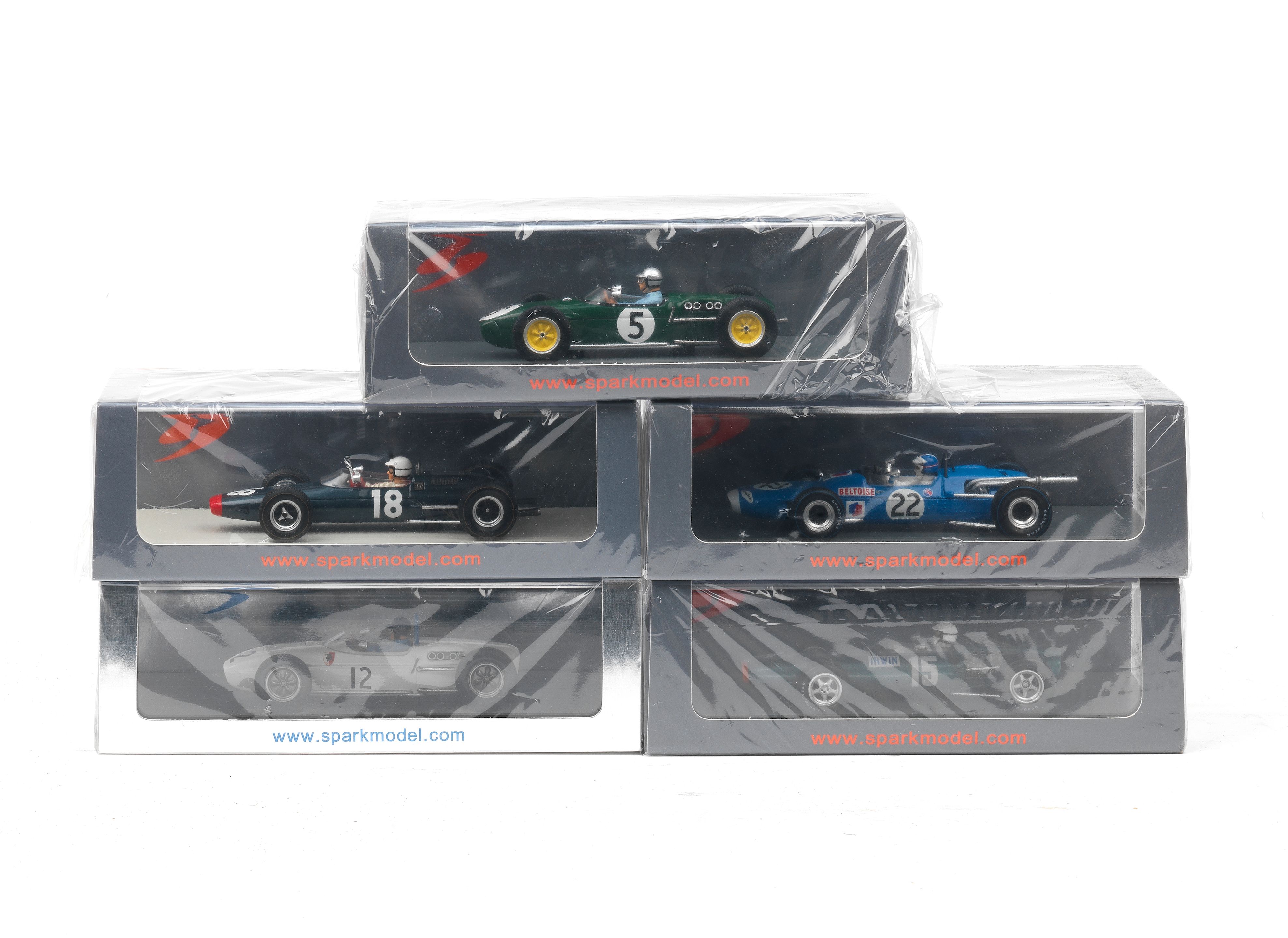 Bonhams Cars : Five boxed 1:43 scale models of 1960s Grand Prix cars ...