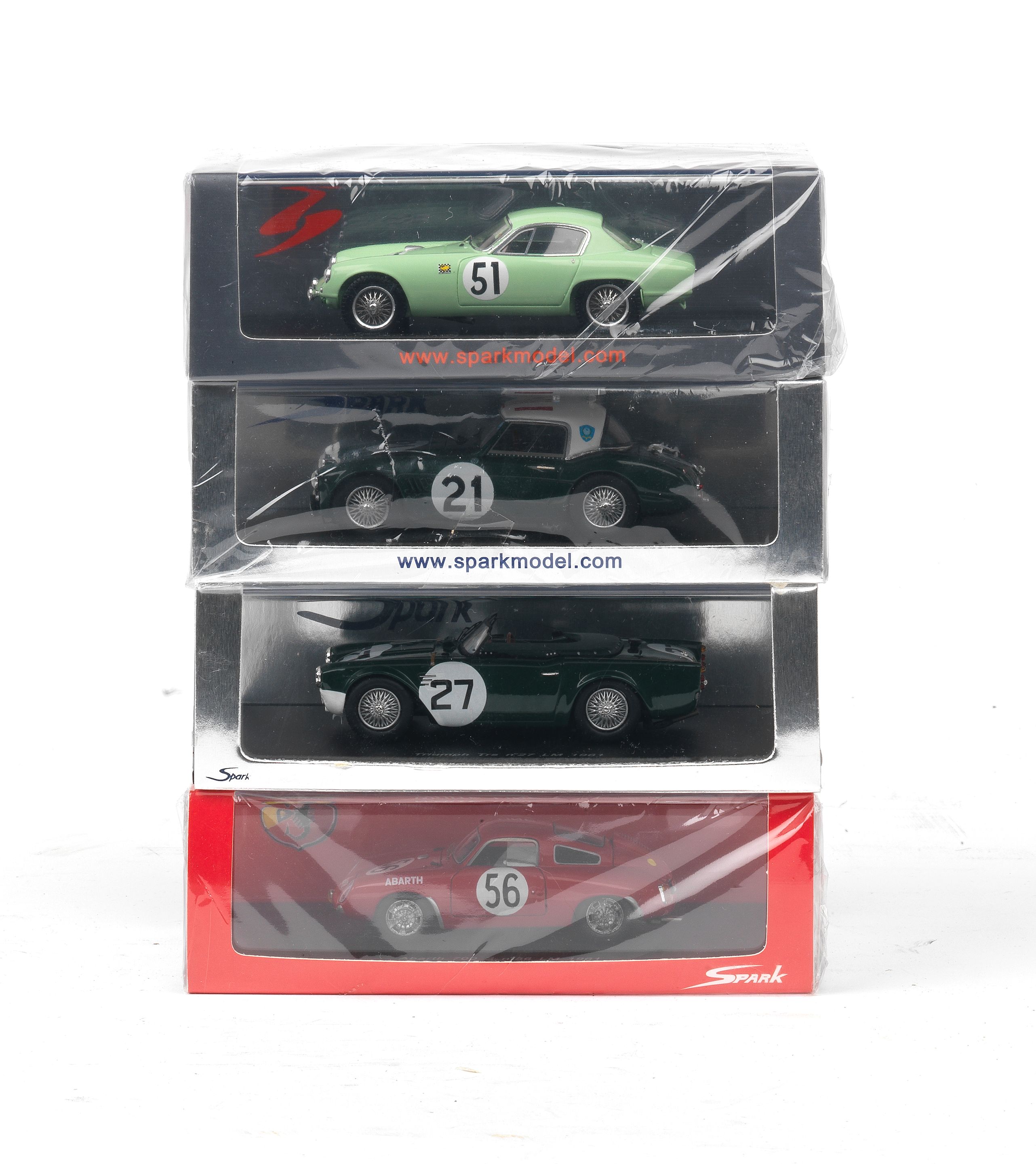 Bonhams Cars : Four boxed 1:43 scale models of 1961 Le Mans cars, by ...