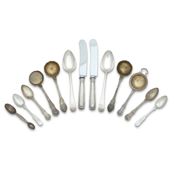 Bonhams : A collection of European and British cutlery Various makers ...