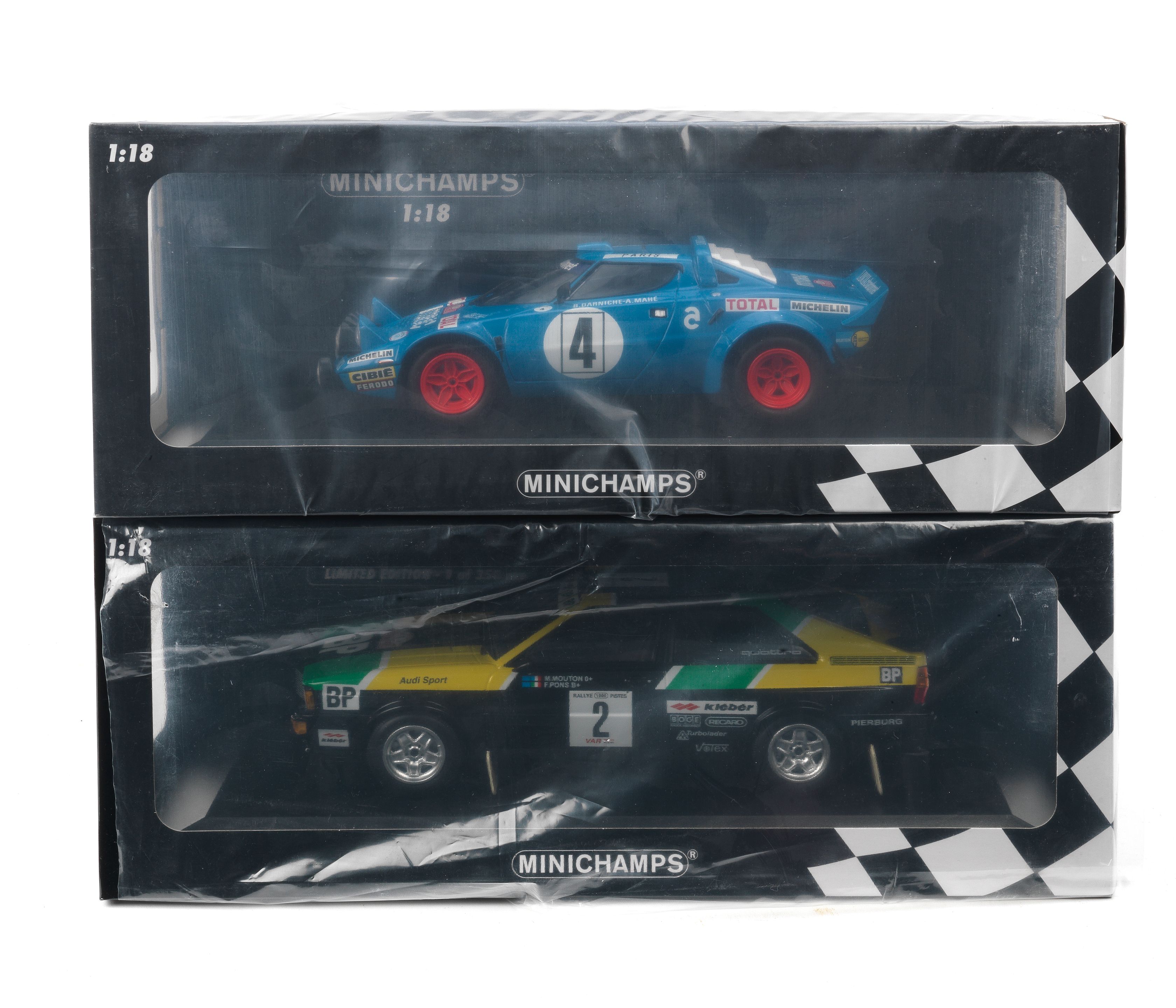 Bonhams Cars : Two boxed 1:18 scale Rally models, by Minichamps ((2))
