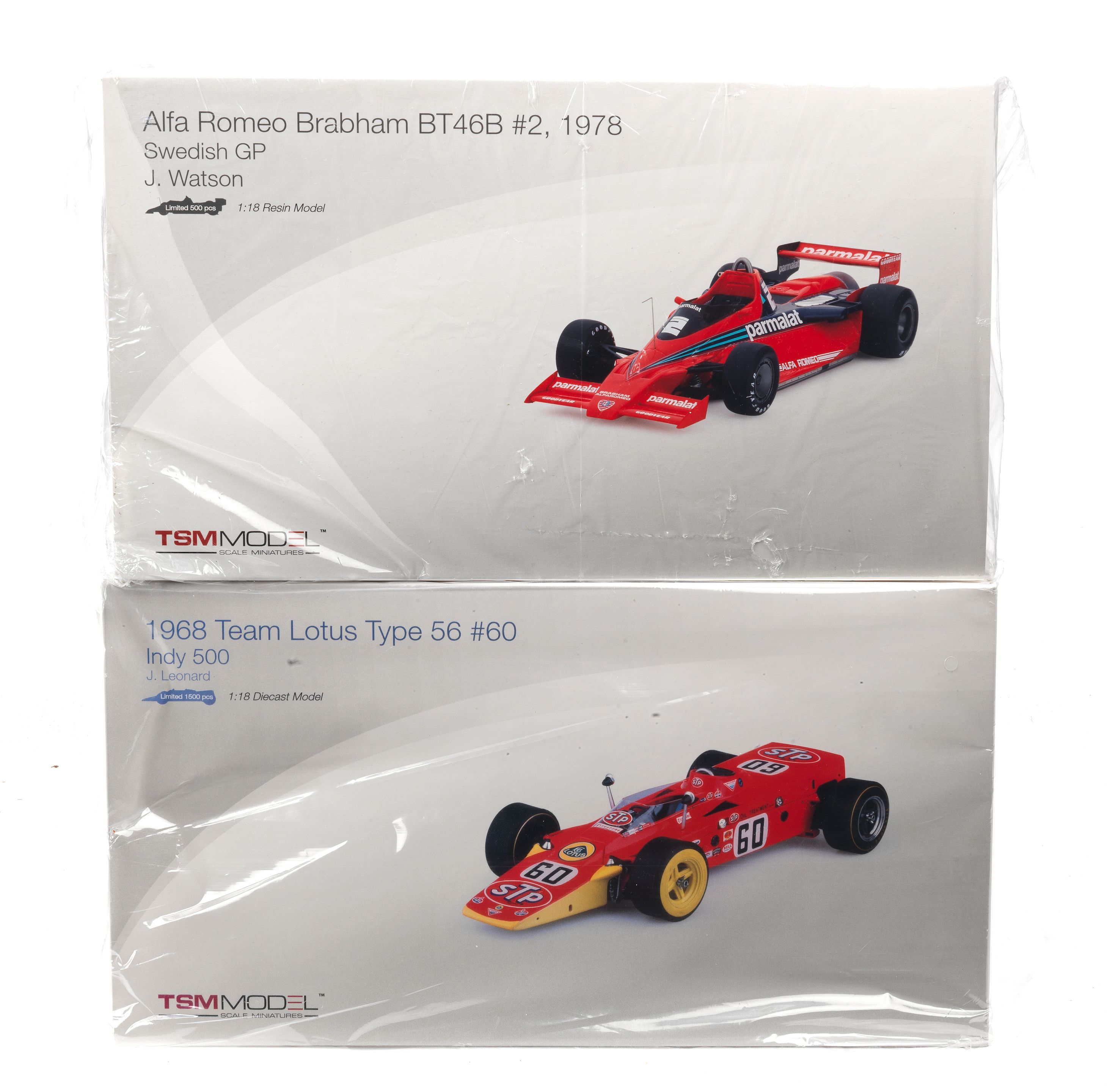 Bonhams Cars : Two boxed 1:18 scale single-seater models, by TSM models ...