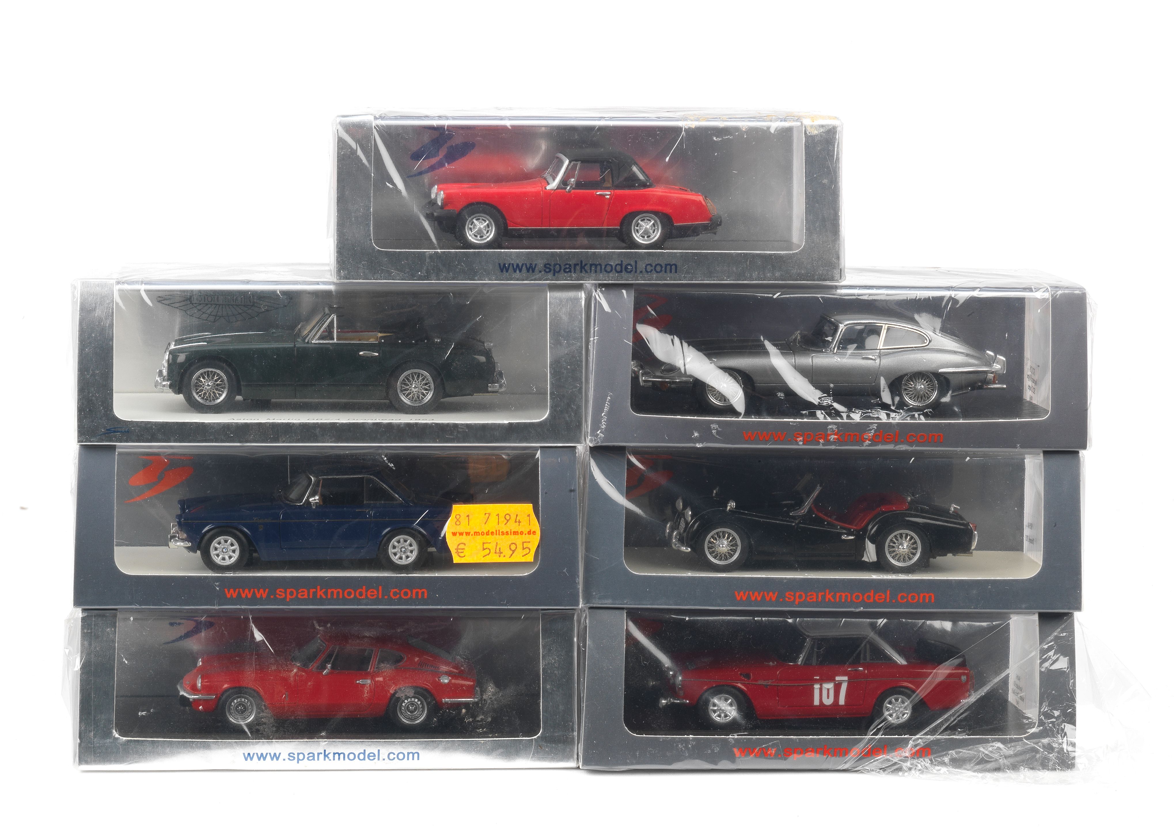 Bonhams Cars : Seven boxed 1:43 scale models of 1950s-1970s British ...