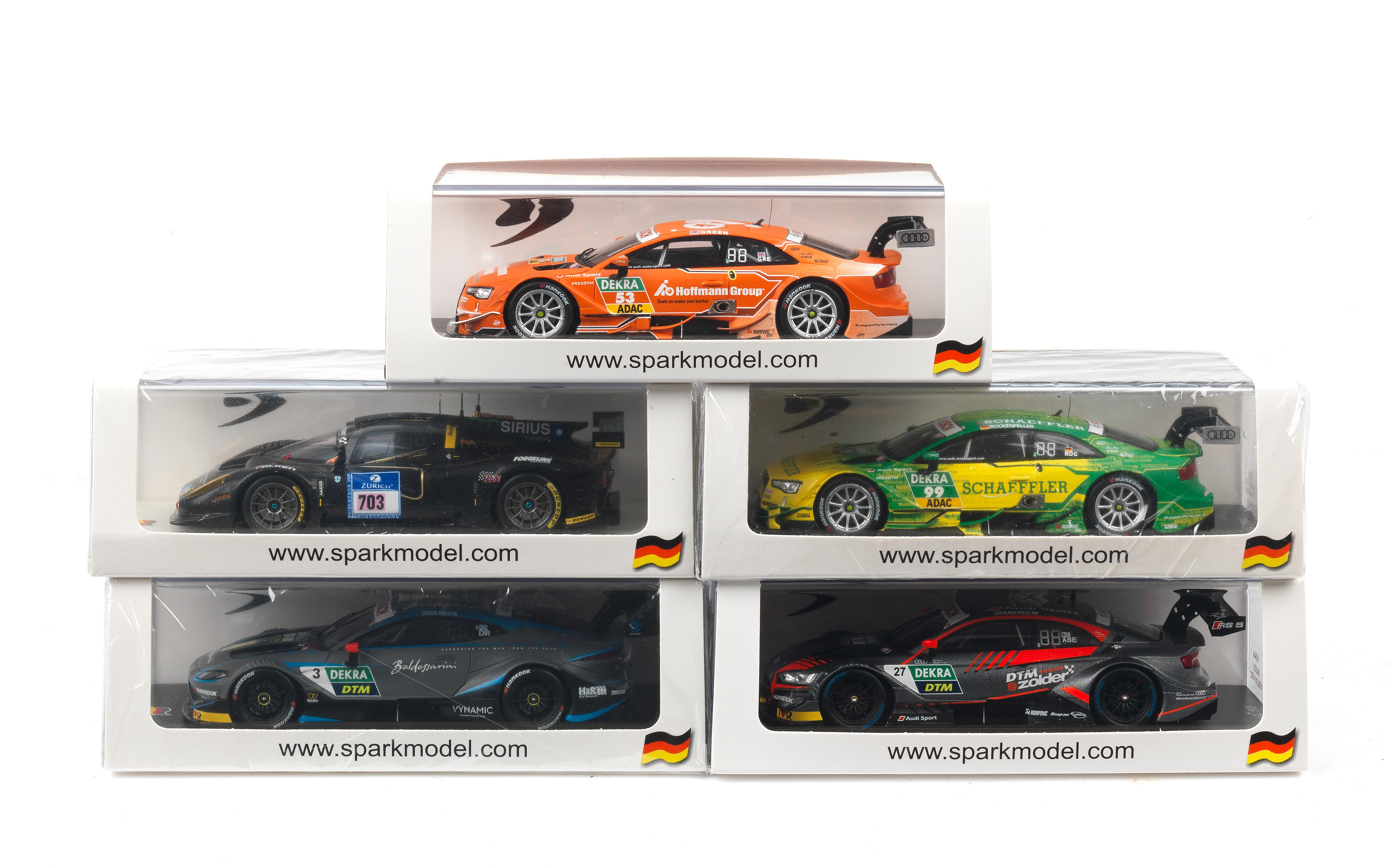 Bonhams Cars Five Boxed 143 Scale Models Of 2016 And 2019 German