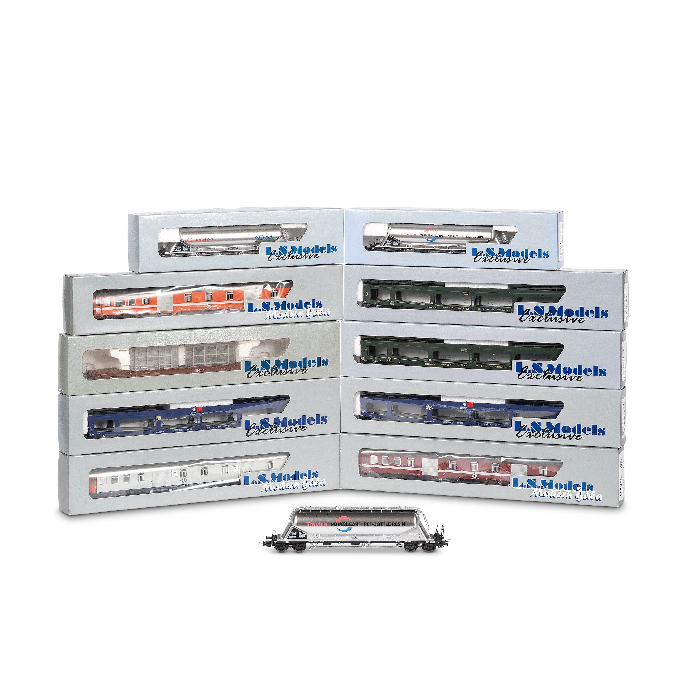 Bonhams Cars : L.S Models - Freight Wagons and Vans - HO Scale