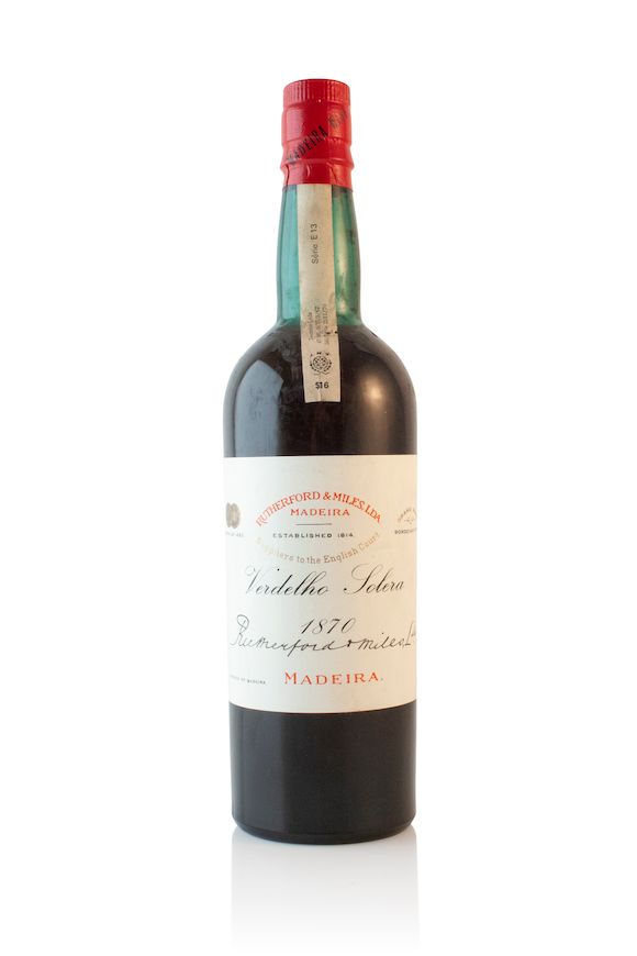 Bonhams : Rutherford and Miles Verdelho Solera 1870 (1)