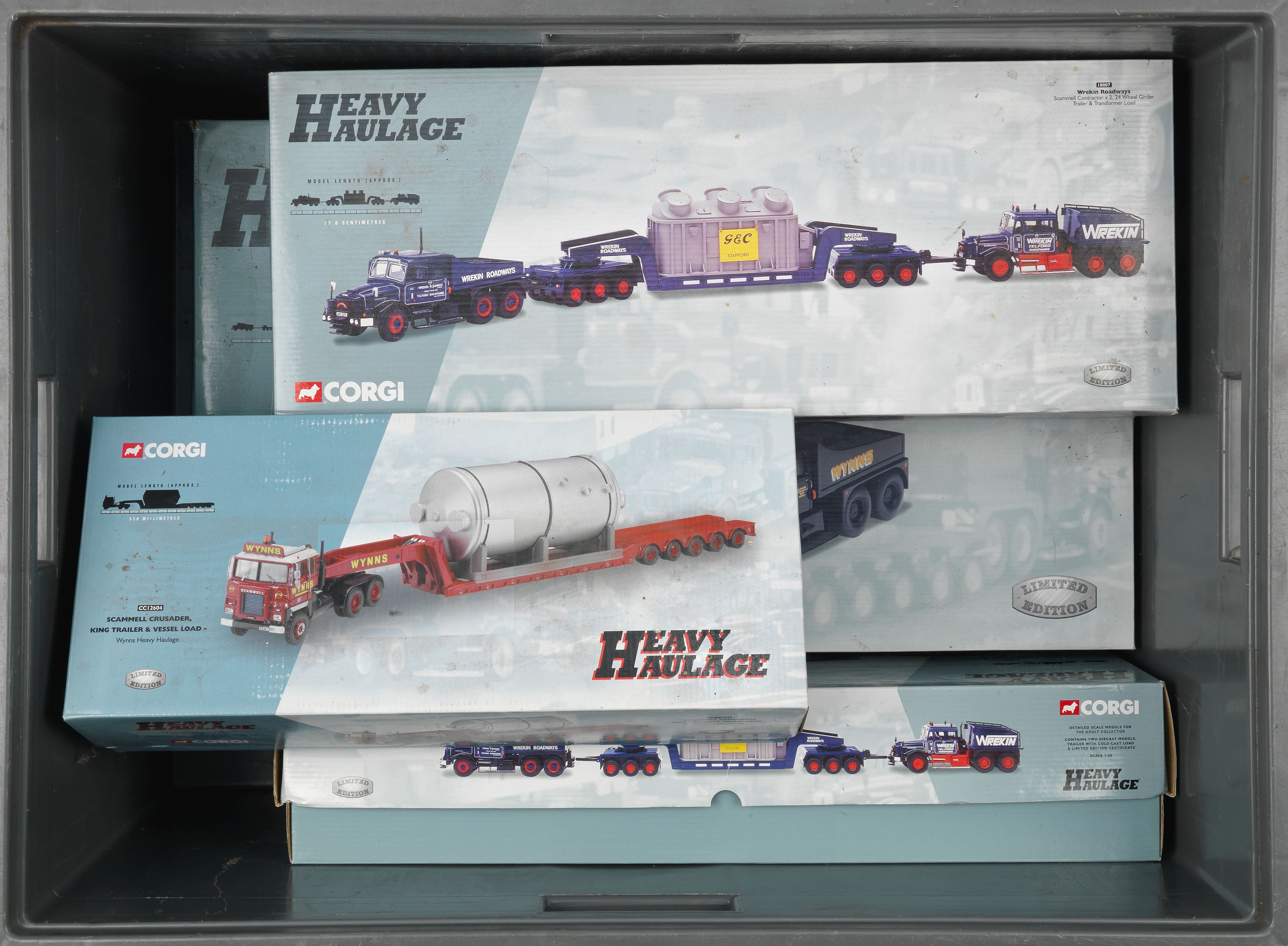 Bonhams Cars : Four boxed 1:50 scale Heavy Haulage die-cast models by ...