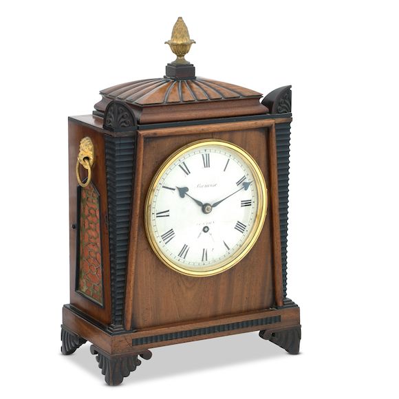 Bonhams : A Regency mahogany timepiece Inscribed Barwise London