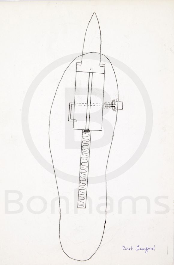 Bonhams : James Bond: An original drawing of Rosa Klebb's 'poison ...