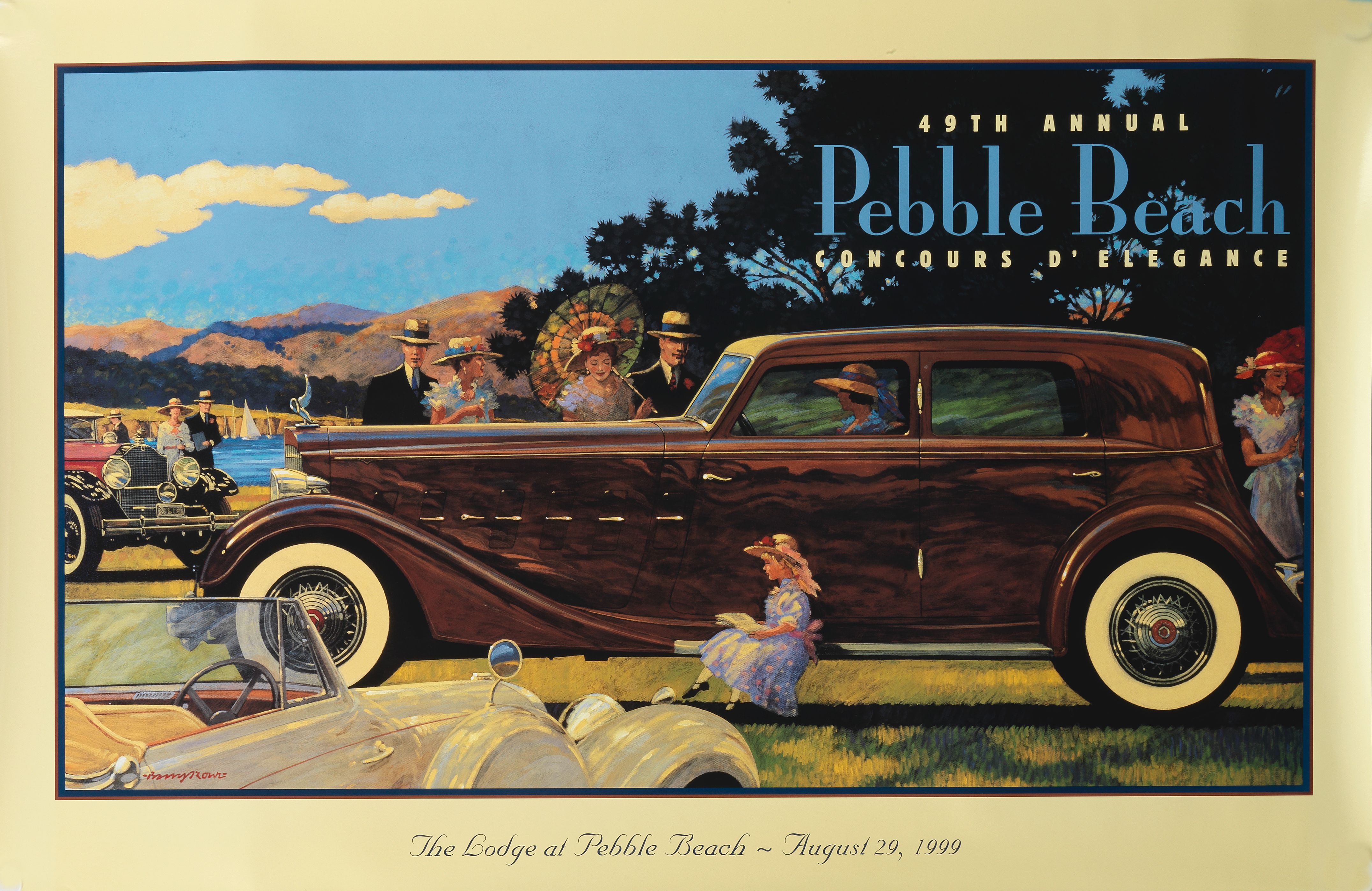 Bonhams Cars : A quantity of posters for Pebble Beach Concours d'Elegance 1999, 2007, 2011 and ...