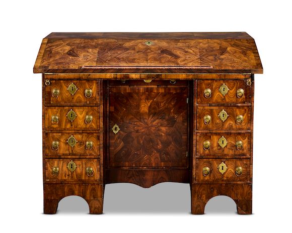 Bonhams : A late 17th/early 18th century rosewood and oyster veneered ...