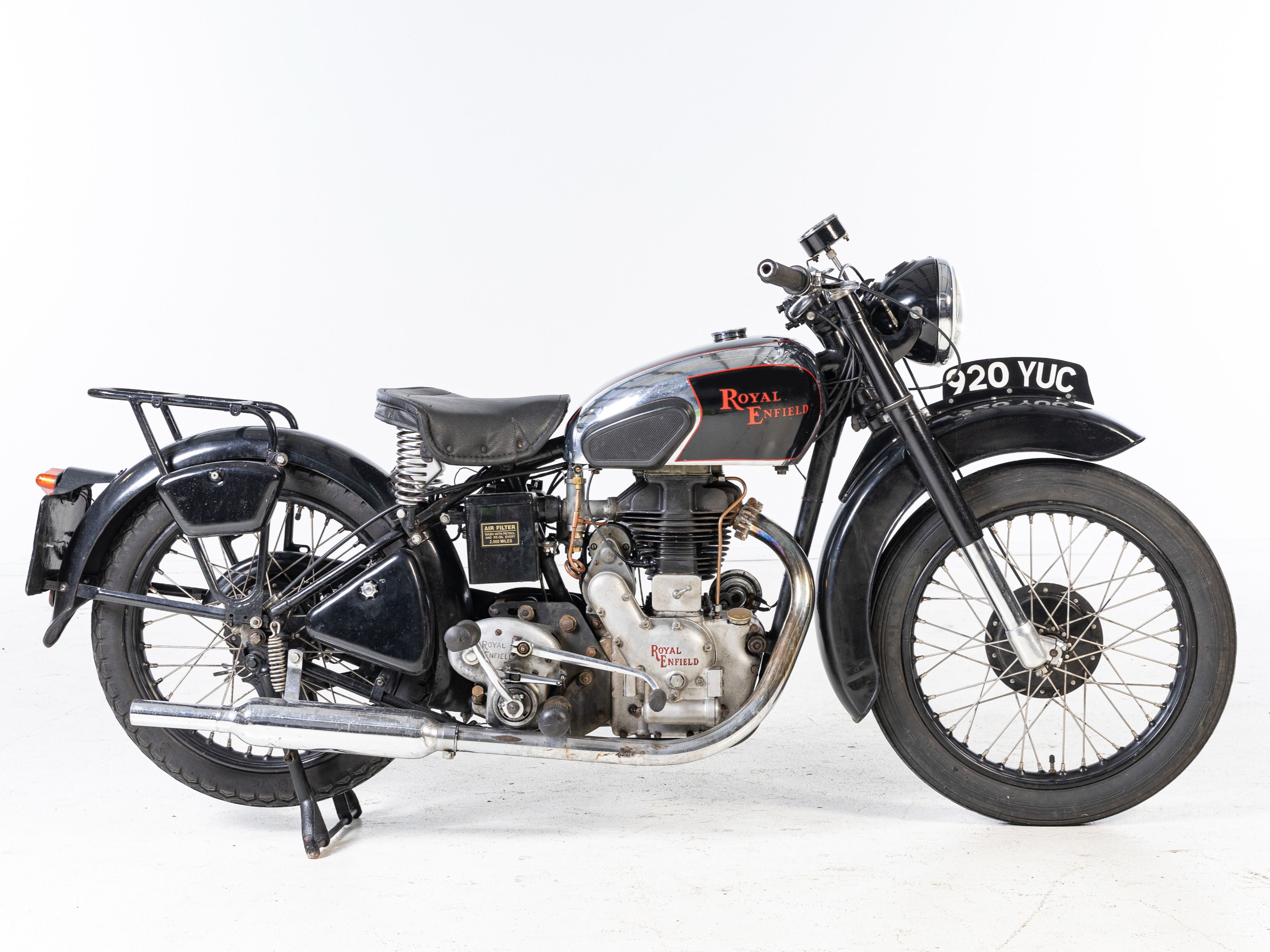 Bonhams Cars : 1947 Royal Enfield 346cc Model G Frame no. G15627 Engine ...