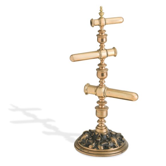 Bonhams : An unusual bronze goffering iron 19th century