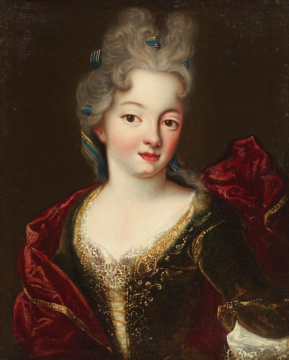 Bonhams : Follower of Pierre Mignard (Troyes 1612-1695 Paris) Portrait ...