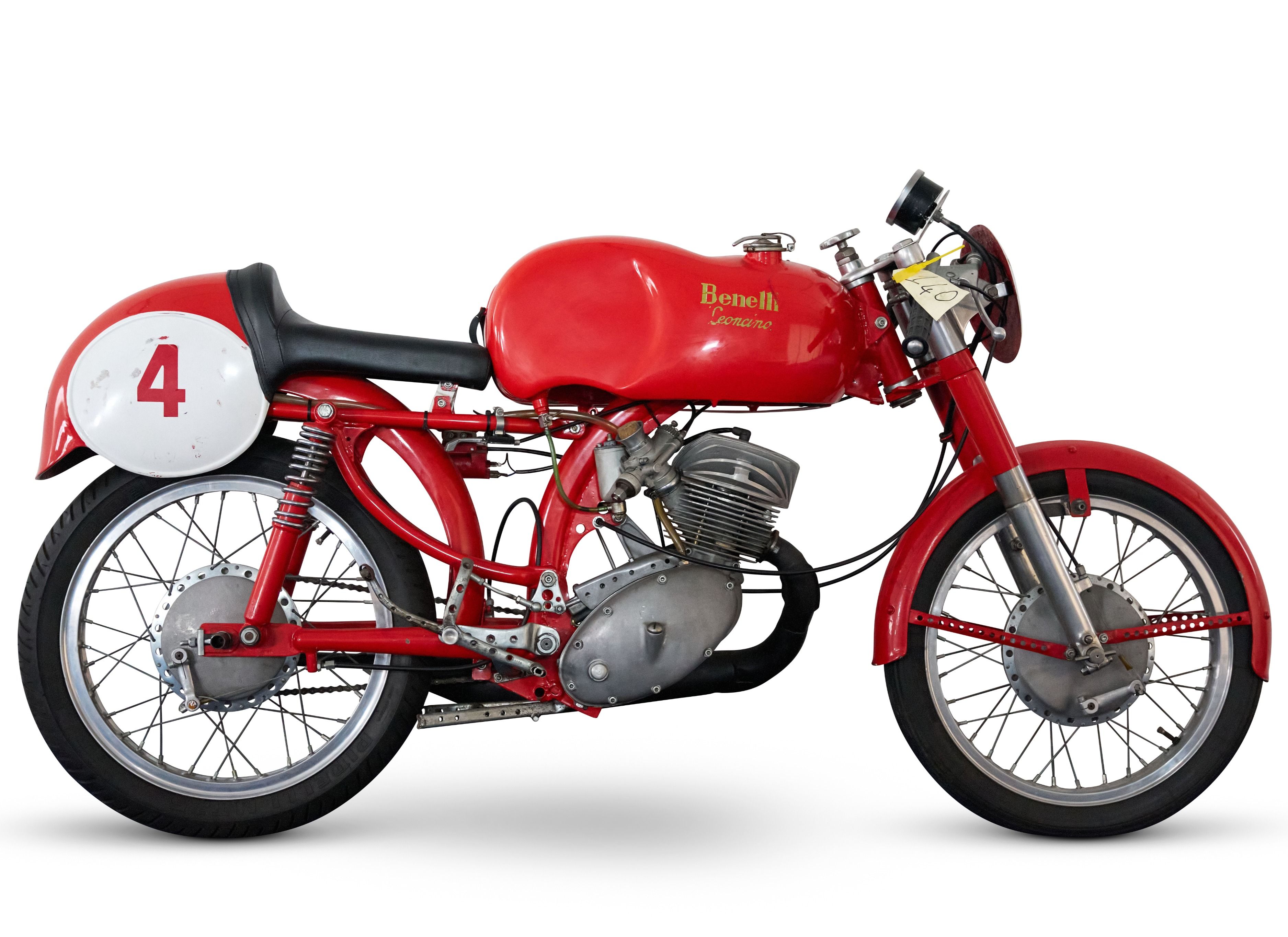 Bonhams Cars : c.1952 Benelli 125cc 2T Leoncino Racing Motorcycle Frame ...