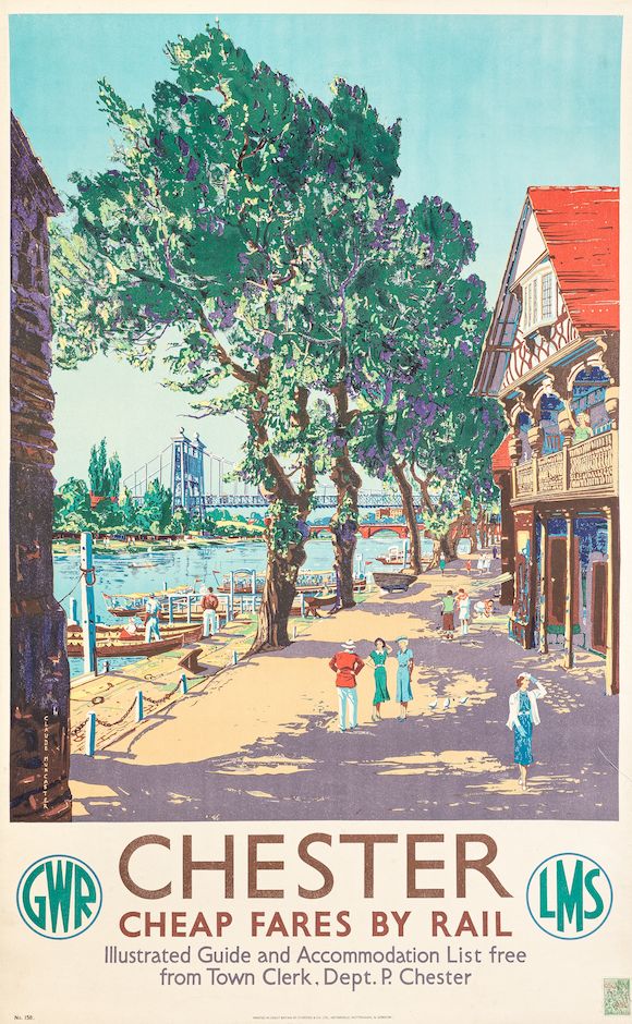 Bonhams : CLAUDE MUNCASTER (1903-1974) CHESTER. GWR, LMS