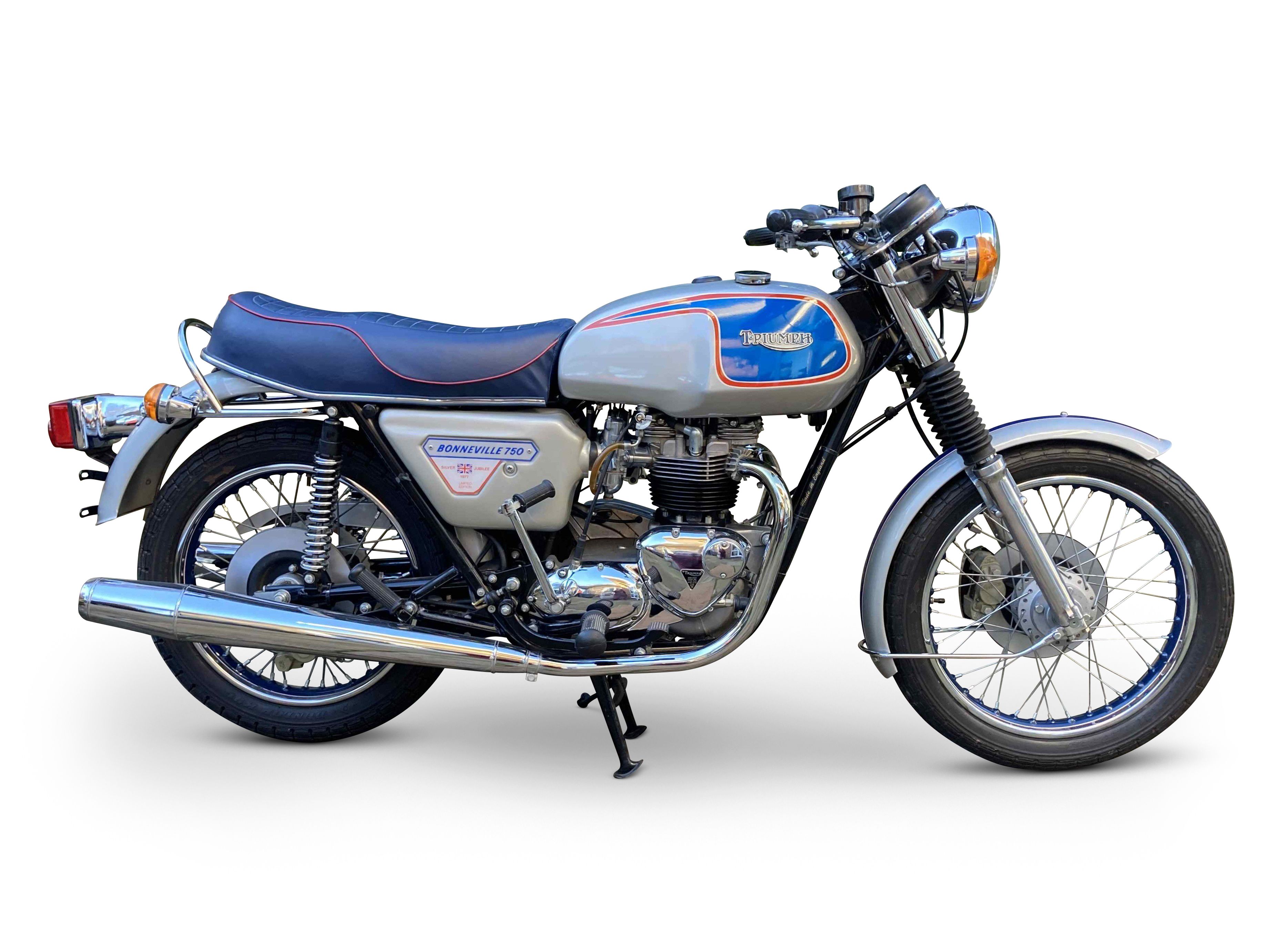 Bonhams Cars : 1977 Triumph 744cc Silver Jubilee Bonneville T140J Frame ...