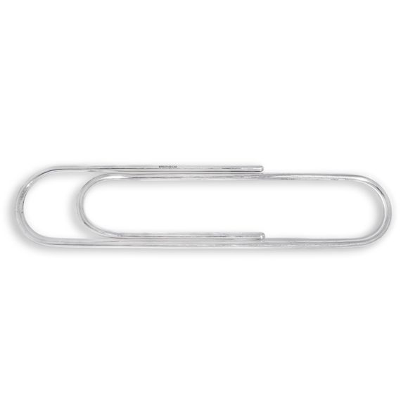 Bonhams : An unusual modern silver oversized paperclip maker's mark Wi ...