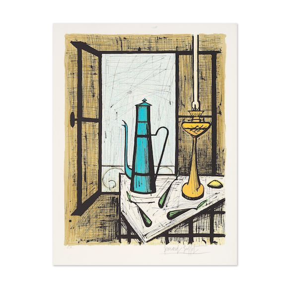 Bonhams Cornette de Saint Cyr : BERNARD BUFFET (1928-1999) Cafetière ...