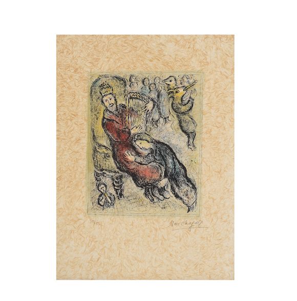 Bonhams Cornette de Saint Cyr : MARC CHAGALL (1887-1985) Le roi David à ...