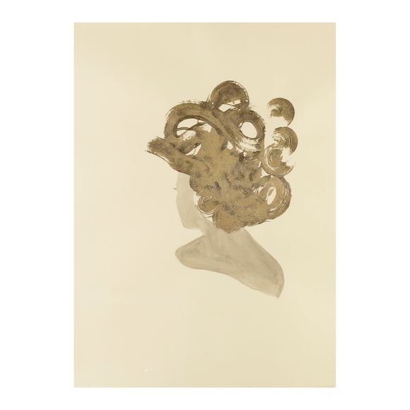 Bonhams Cornette de Saint Cyr : LORNA SIMPSON (N. 1960) Gold Head U 2011
