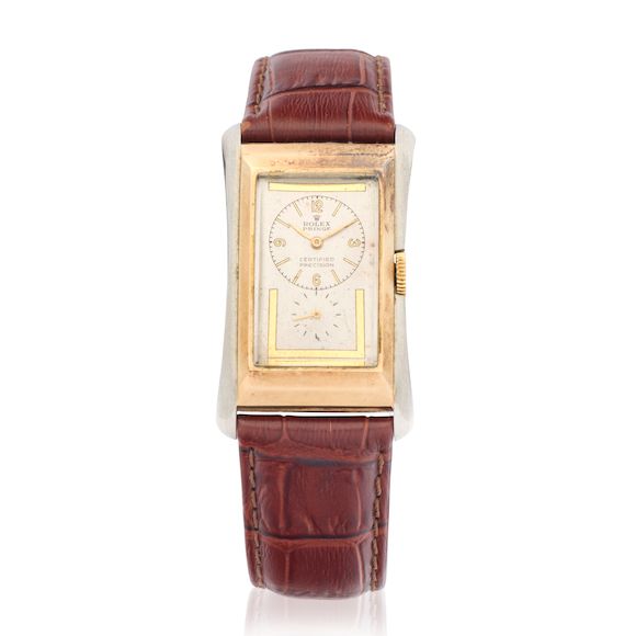 Bonhams : Rolex. A 9K gold manual wind wristwatch Prince, Ref: 1490 ...