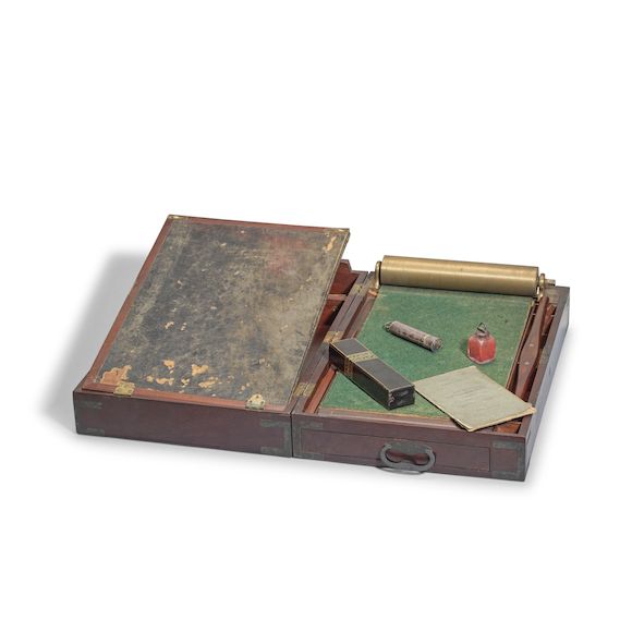 Bonhams : A rare patent portable copying machine by James Watt & Co ...