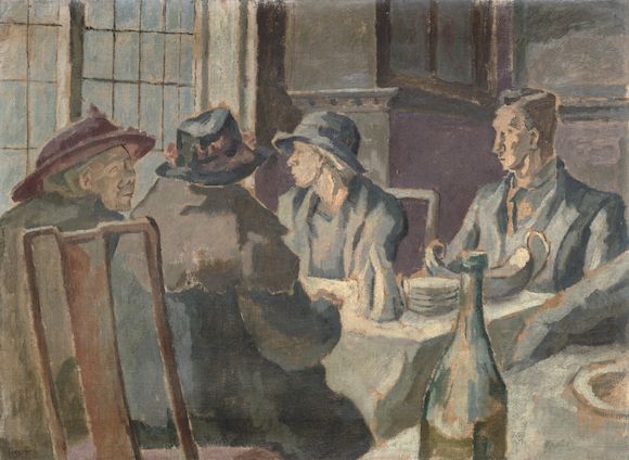 Bonhams : Thérèse Lessore (French/British, 1884-1945) In the Café