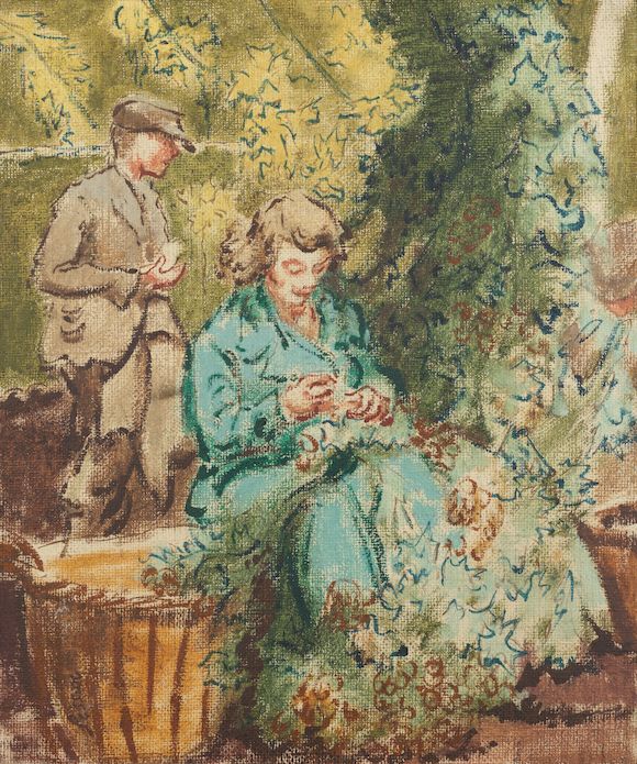 Bonhams : Thérèse Lessore (French/British, 1884-1945) The Hop-Picker