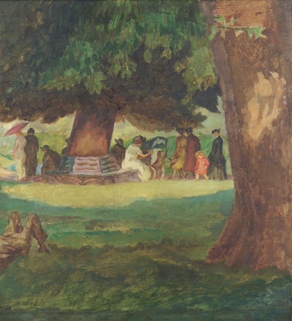 Bonhams : Thérèse Lessore (French/British, 1884-1945) Kensington Gardens