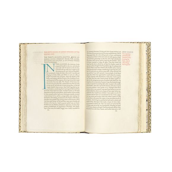 Bonhams : ASHENDENE PRESS APULEIUS (LUCIUS) The XI Books of the Golden ...