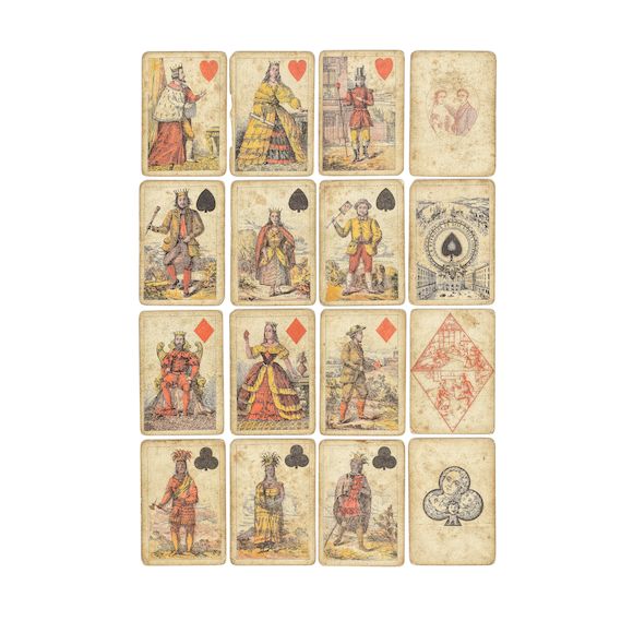 Bonhams : ENGLISH PLAYING CARDS Transformation deck, Liverpool, C.B ...
