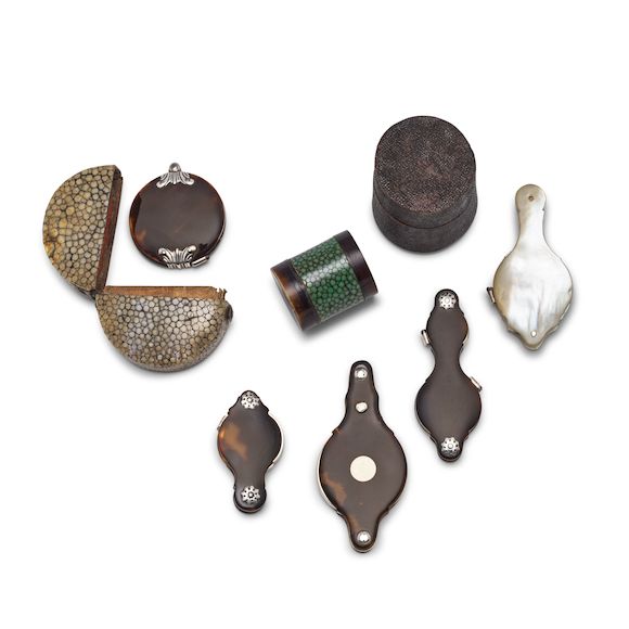 Bonhams : A collection of tortoiseshell and mother of pearl lenses ...