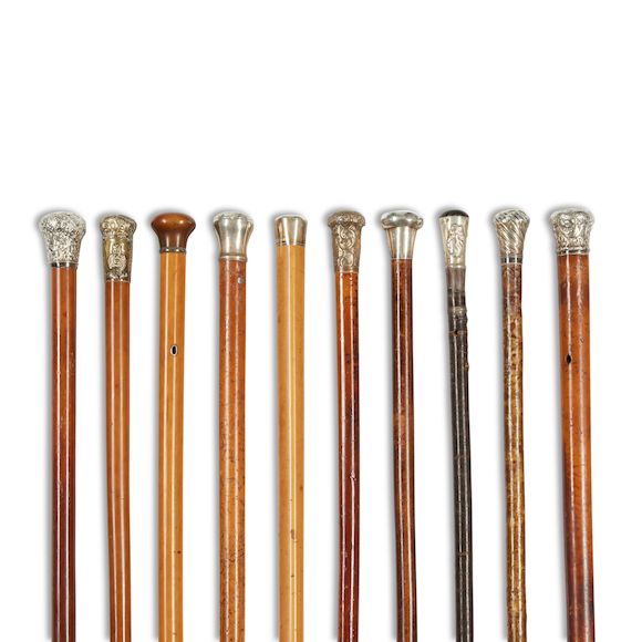 Bonhams : A large collection of various late 19th century silver, white ...