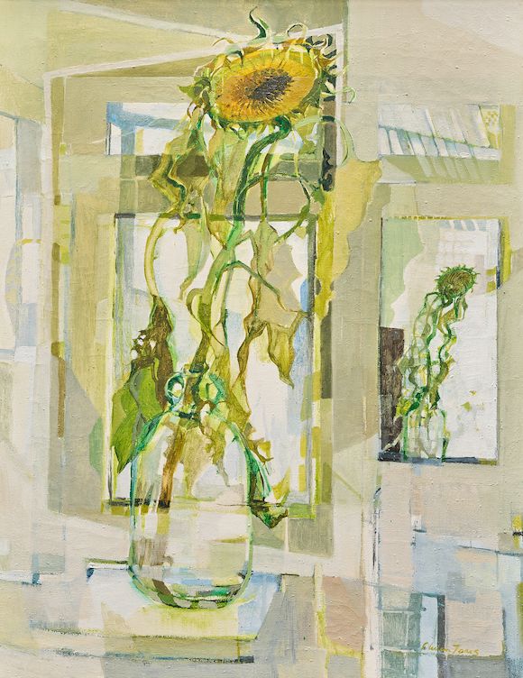 Bonhams : Olwen Jones (British, born 1945) Sunflower