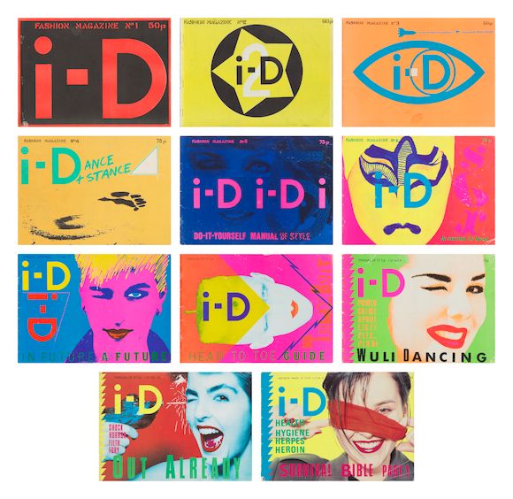 Bonhams : i-D Magazine A Large Collection of i-D Magazines, 1980-1988 Qty