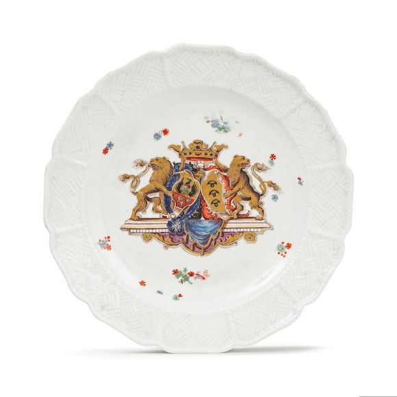 Bonhams Cornette de Saint Cyr : Assiette en porcelaine de Meissen ...